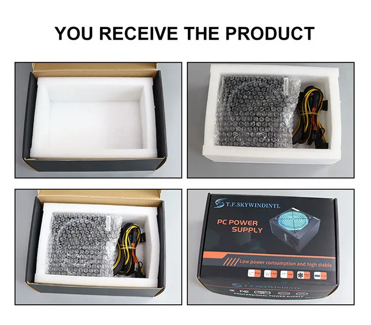 500w 600w 700w Apfc 80 Plus Bronze Power Source For Gaming Pc Atx 500w ...