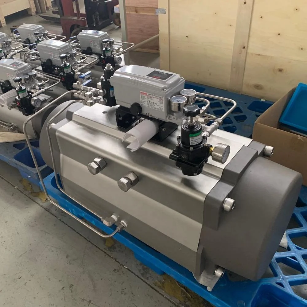Single Acting Pneumatic Rotary Actuators Factory Sil3 Ce Atex - Buy ...