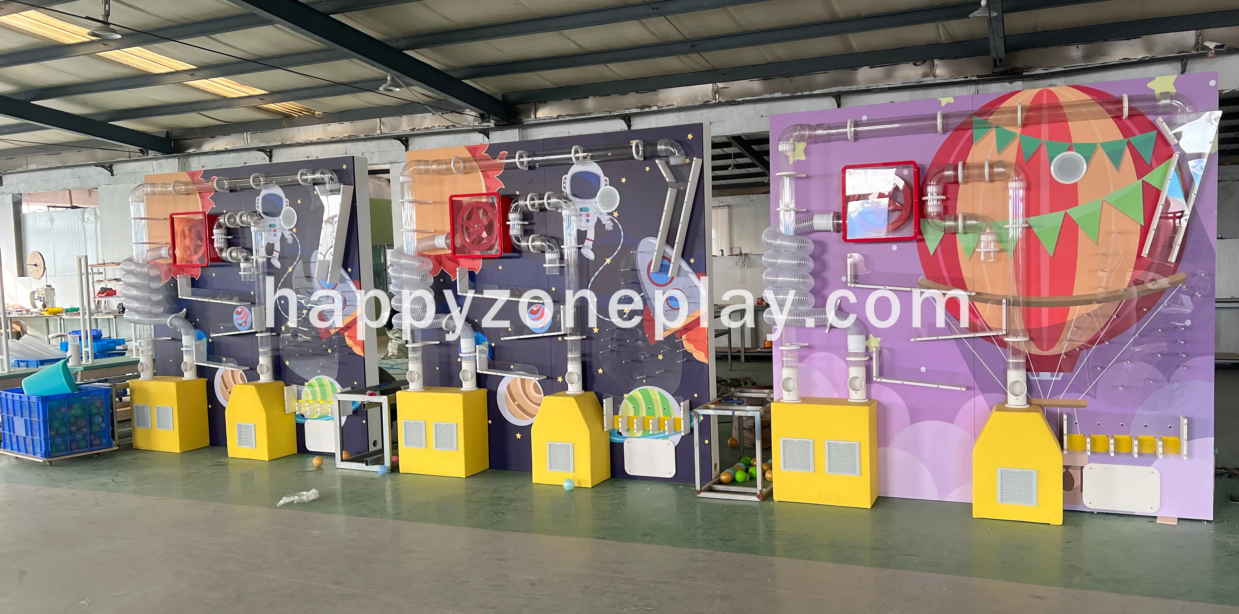 Interactive Wall Ball Panels - Educational Fun for Kids