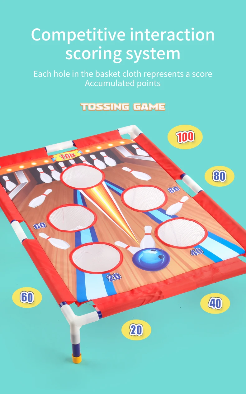 2 In 1 Toss Game Tossing Toy For Kids Outdoor Indoor Sport Toy Diy ...