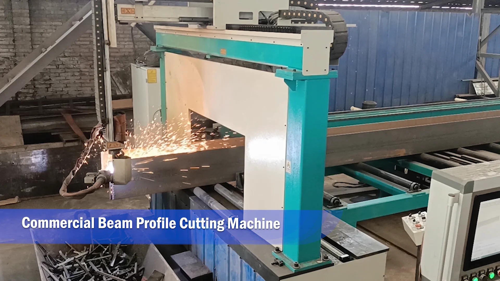 Traverse Rack Cnc I Beam H Beam Plasma Cutting Machine For High-rise ...