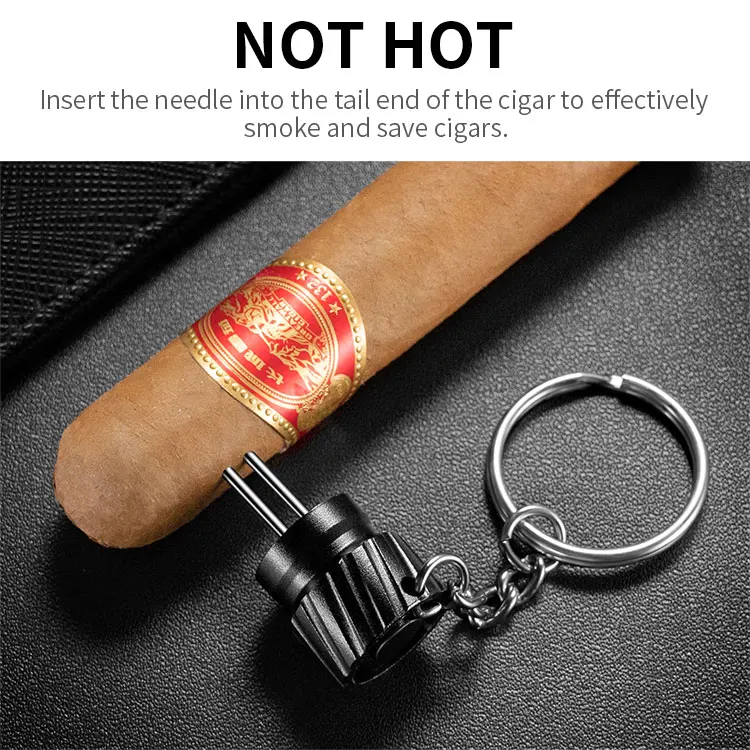 Portable Stainless Steel Cigar Puncher & Unblocking Tool, Oem