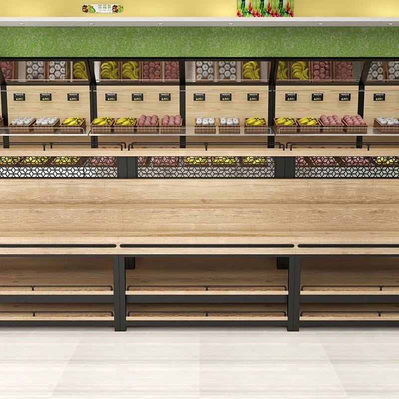 Wooden Rice and Grain Shelf Supermarket Display Rack| Alibaba.com