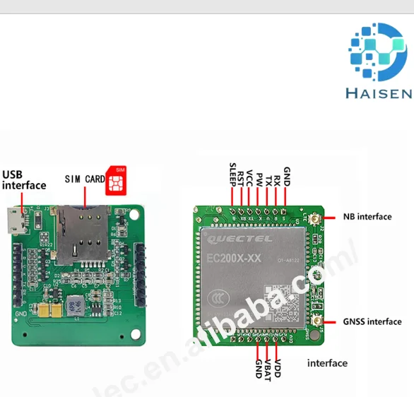 HAISEN QUECTEL 4G Module EC200U - LTE Cat1 Development Board