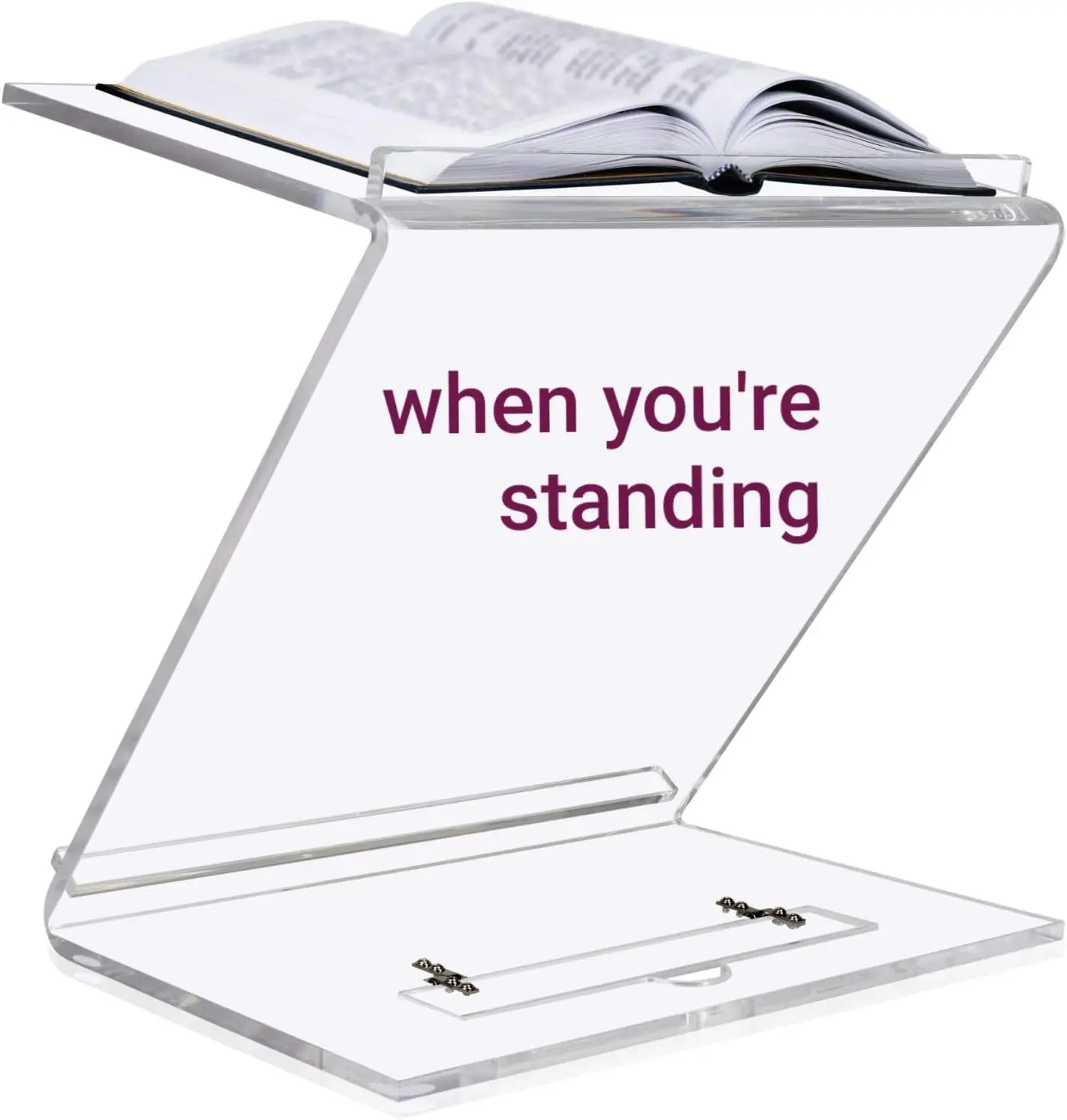 Custom Acrylic Book Stand - Judaica Gift Metalucite