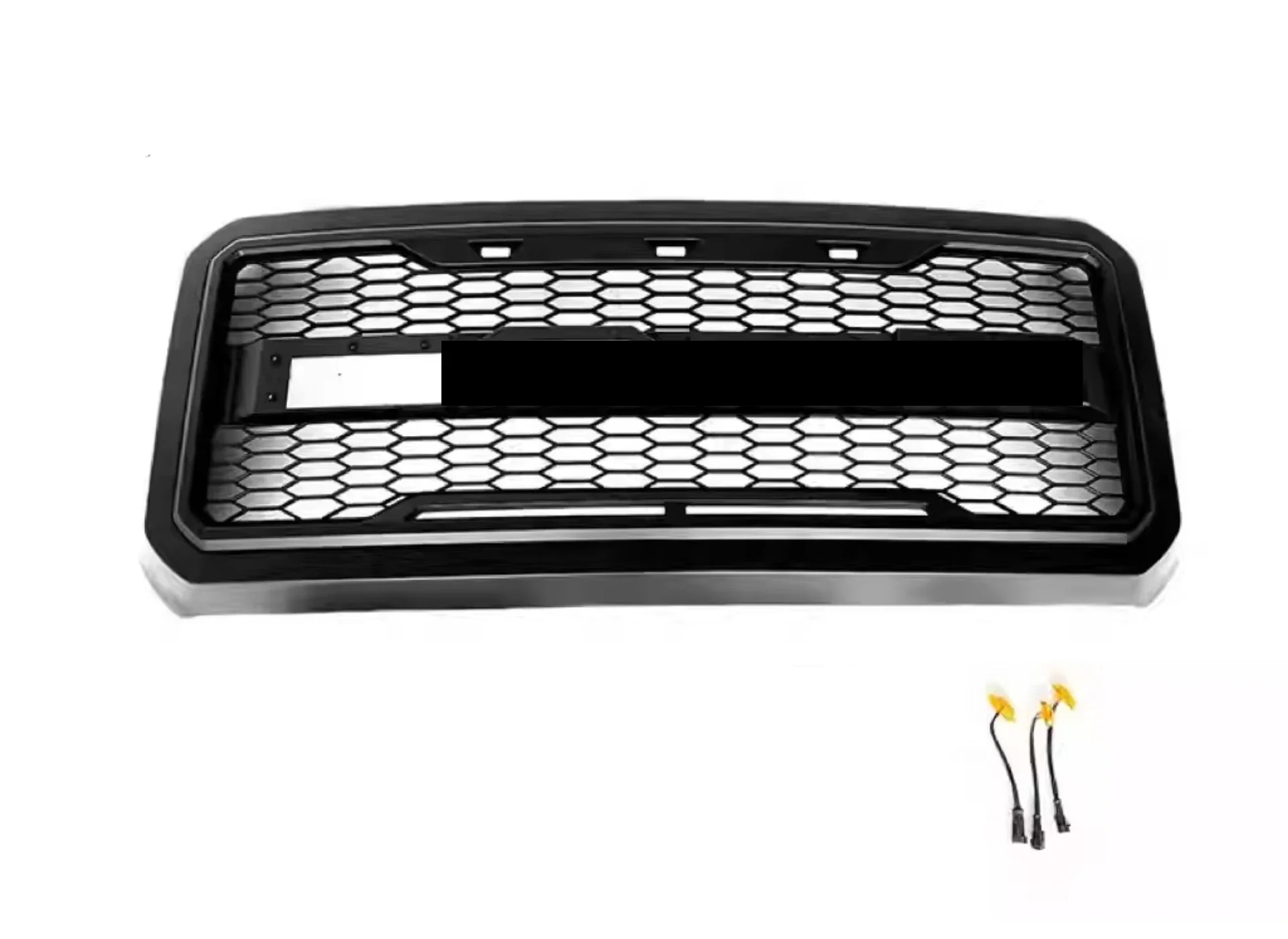 Body Kit Abs Material Grill Mask Grid Radiator Grille For Ford F250 ...