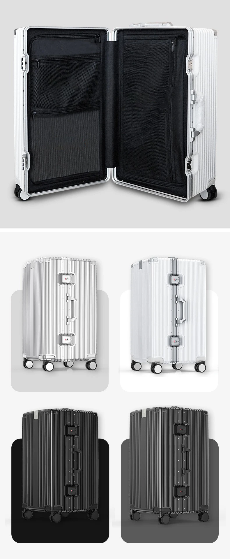 32 Inch Business Style TSA Lock Spinner Travel Lightweight Carry on ...