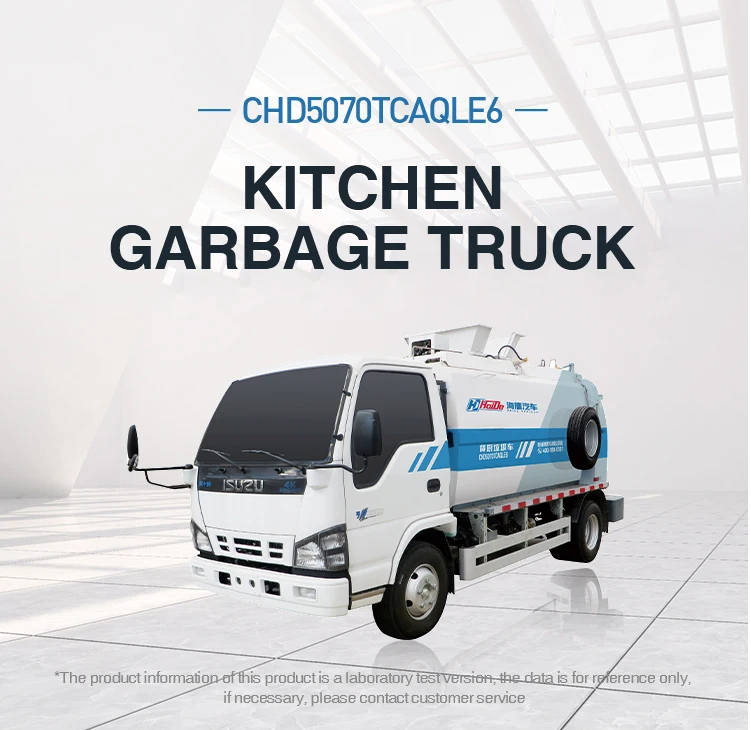 New Diesel-powered Side Loading Compactor Kitchen Garbage Truck ...