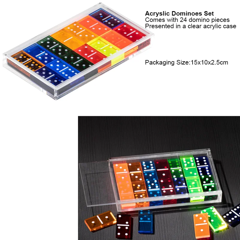 Luxury Acrylic Dominoes - Water Resistant & Customizable