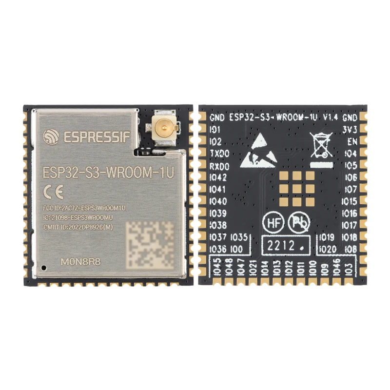 ESP32-S3-WROOM-1U-N8 N8R2 N8R8 WiFi Ble 5.0 Flash 32-bit Dual Core MCU ...