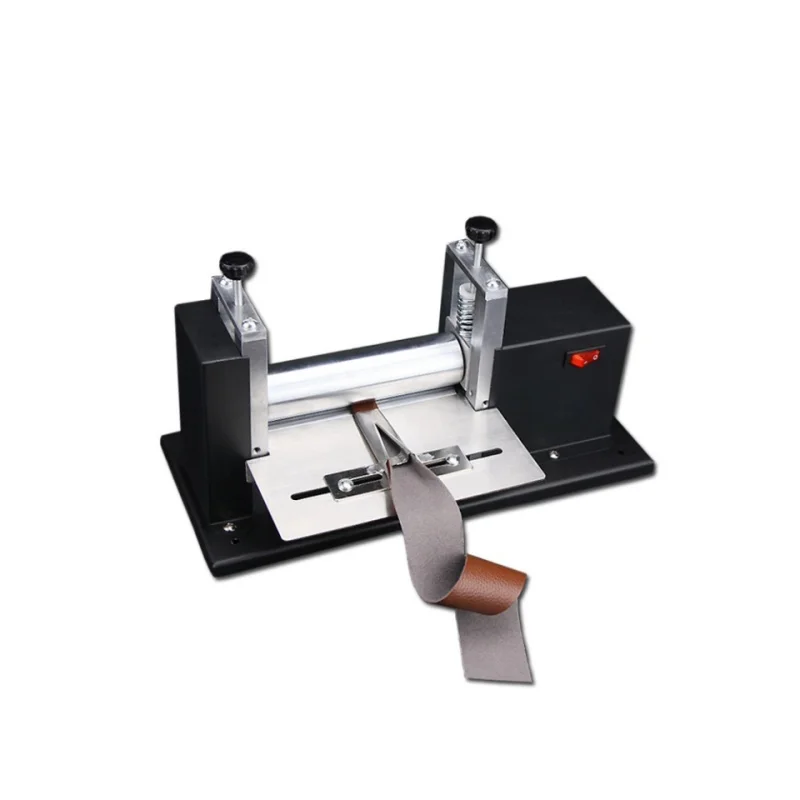 Automatic Bilateral Folding & Heat Pressing Leather Strap Belt Machine ...
