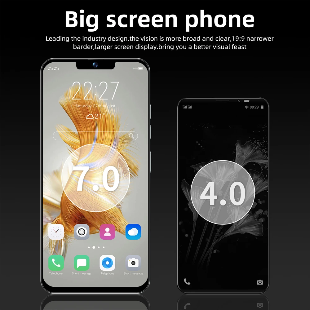 Original Mate50pro Mobile Phone 7.3 Inch Full Screen Global Unlock 5g ...