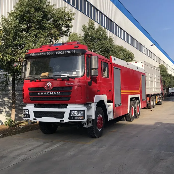 6x6 SHACMAN Fire Engine - 16 Ton Water Tank Fire Truck