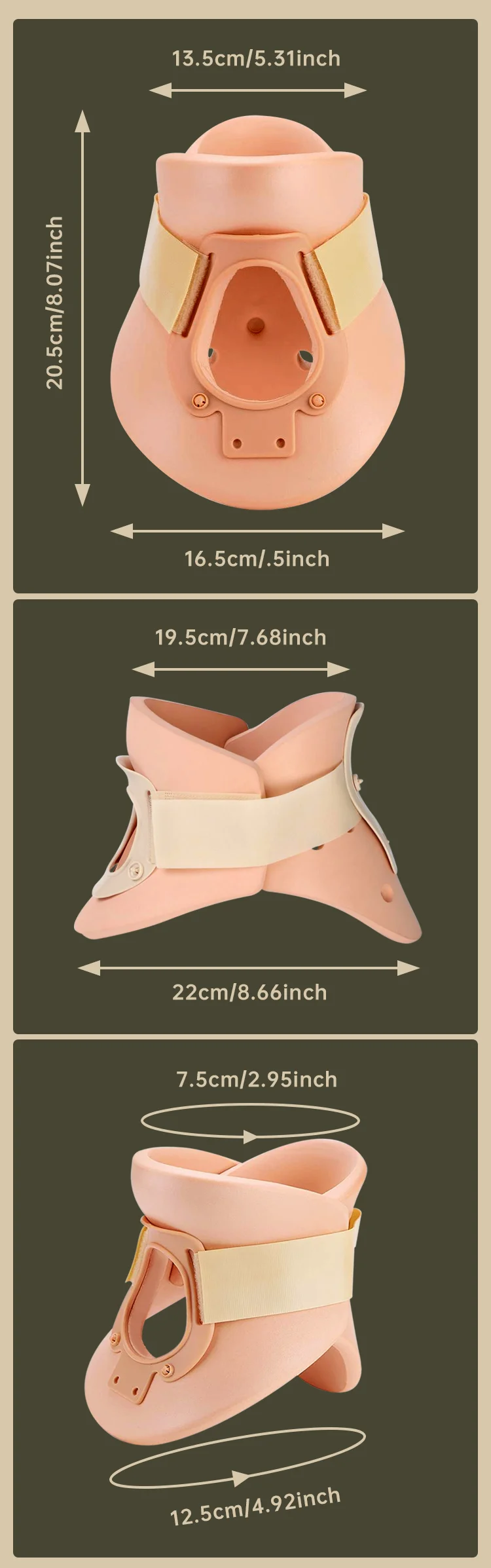 Medresq Wholesale Medical Neck Fixation Brace Bondage Cervical Collar ...