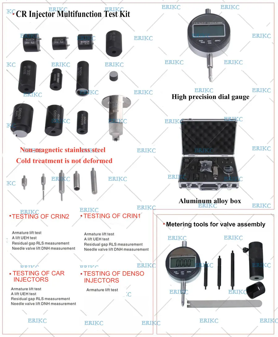 Erikc Fuel Injector Lift Measurement Tool,Cr Injector Multifunction ...