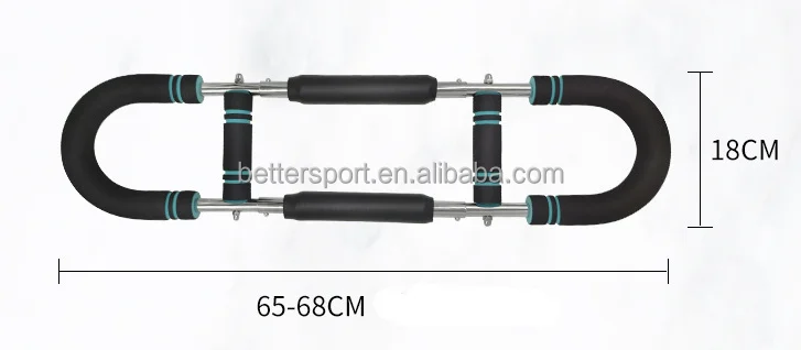 Upper Body Strength Bar Muscular Enhancer Thigh Master Home Fitness ...