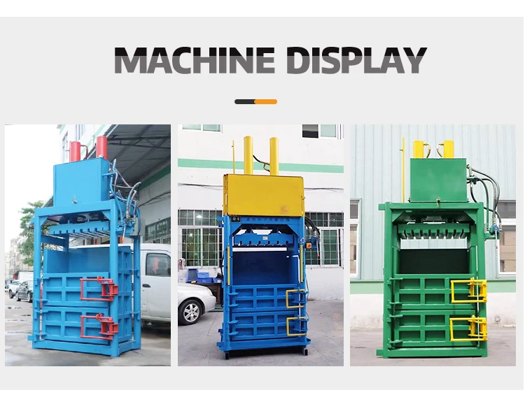 Vertical Hydraulic Scrap Metal Baler Waste Paper Baler Machine - Buy ...