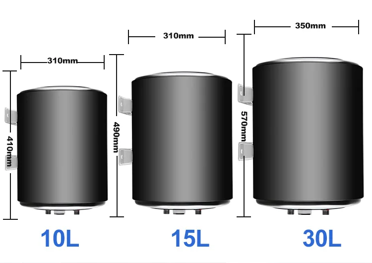 12v 200W Electric Water Heater Tank New 10L Hot Water Storage Plastic ...