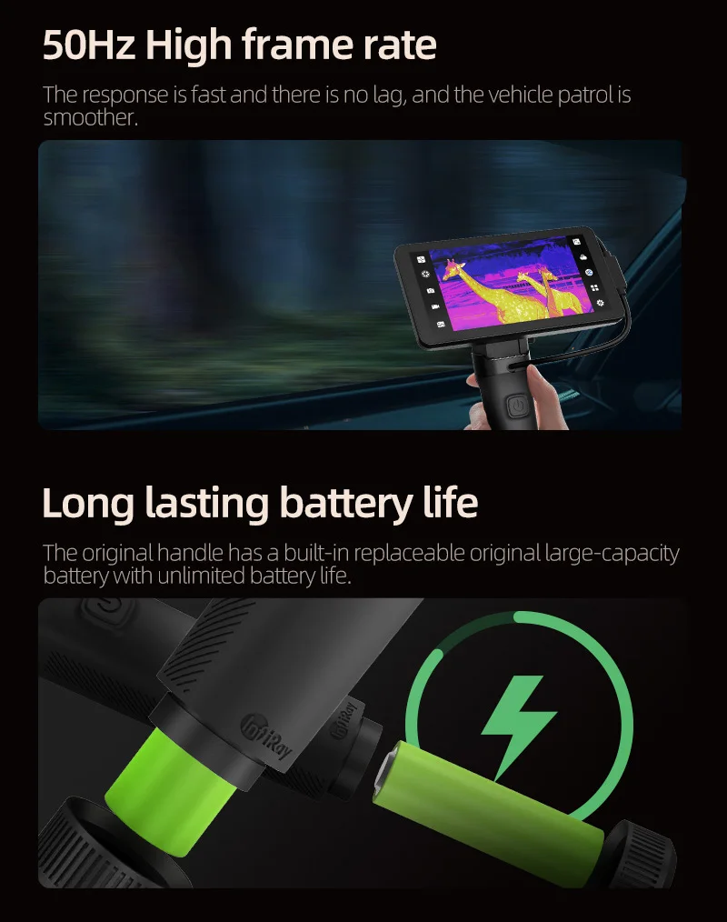 Handheld Infrared Thermal Imager Camera 50hz For Bird Watching, Oem