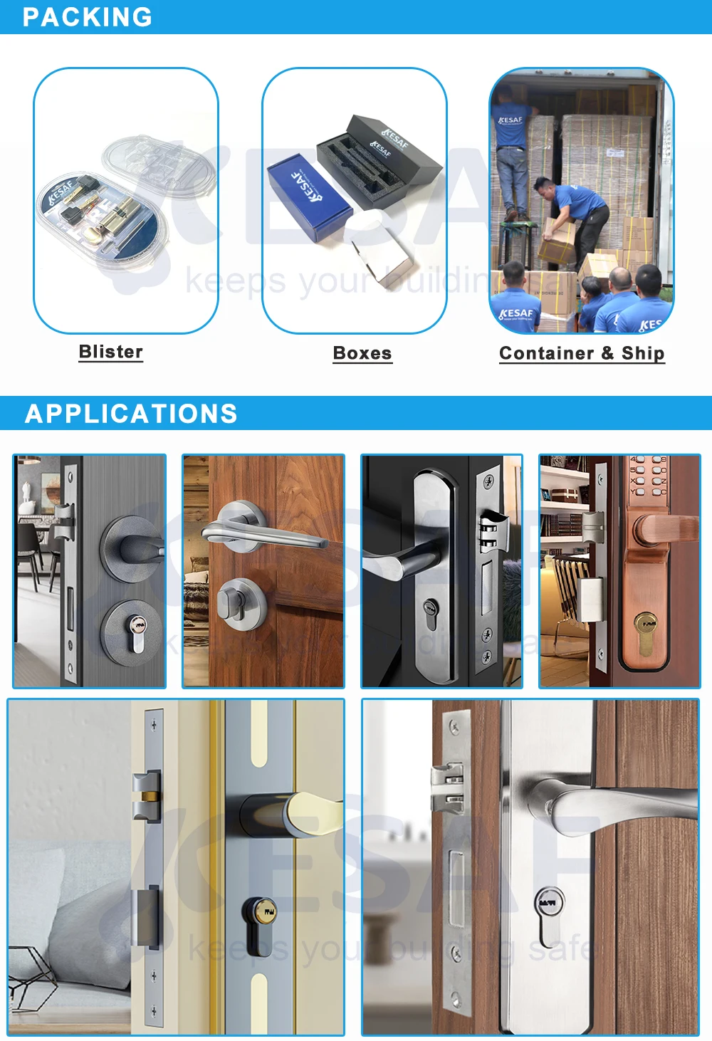 Telescopic Pin Interactive Pin Euro Brass Cylinder Lock Master Key High ...