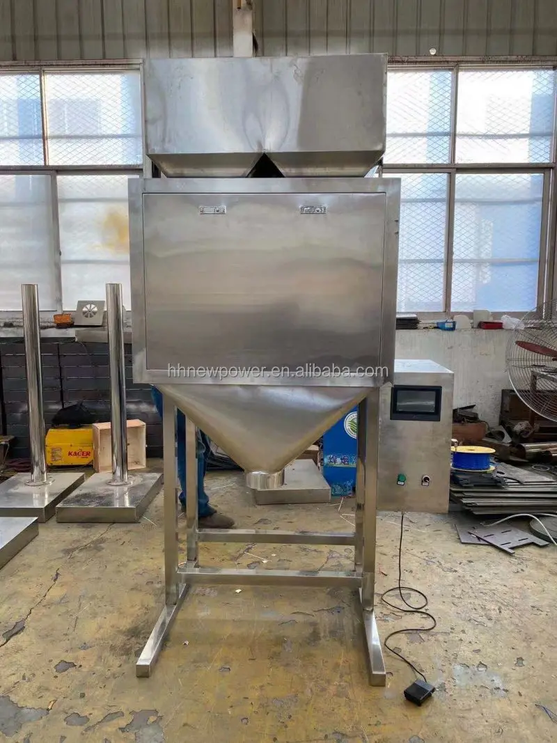 Heavy Duty 5kg Rice 4 Head Linear Weigher for Granule Filling Weighing ...