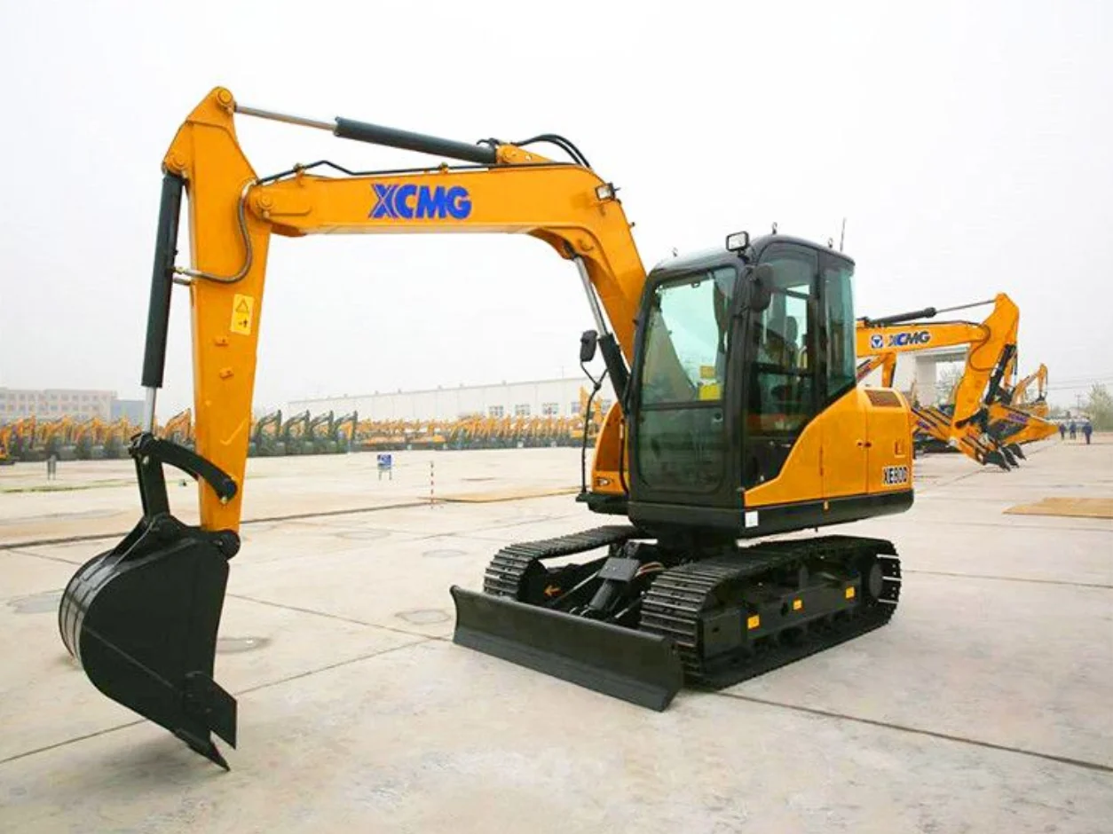 Xcmg Official Xe80d 8 Ton Small Crawler Excavator Machine With Price ...