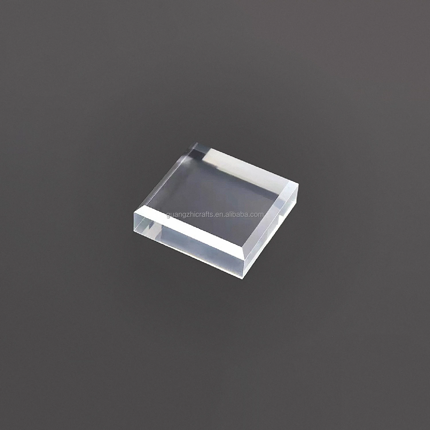 Square Acrylic Display Block Clear Acrylic Bevel Edge Display Block ...