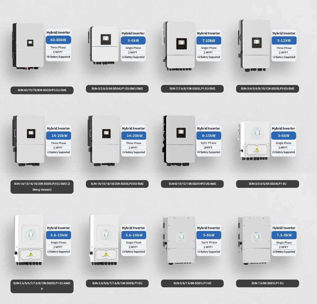 Deye 8KW 8k 8kva Hybrid Solar Inverter IP65 Stock Europe 48V LV Three ...