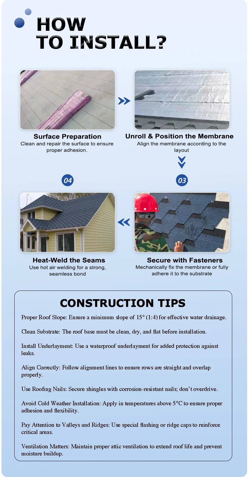 Modern Design Architectural Waterproof Membrane Shingles Asphalt ...