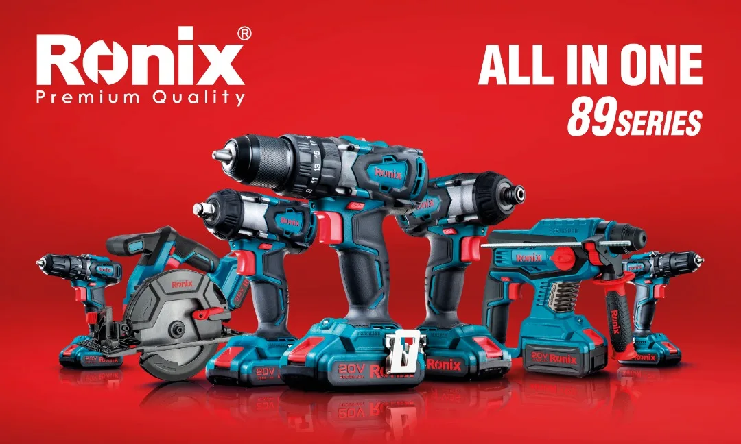 Ronix 8907k Brushless Impact Wrench Portable 350n.m High Torque Impact Wrench With 2 Battery ...