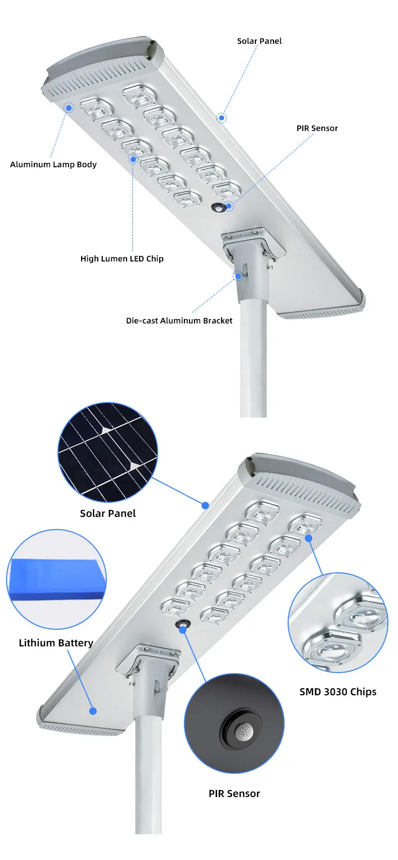 Premium Solar Street Light Housing Kit Illuminate Your Outdoor Spaces ...