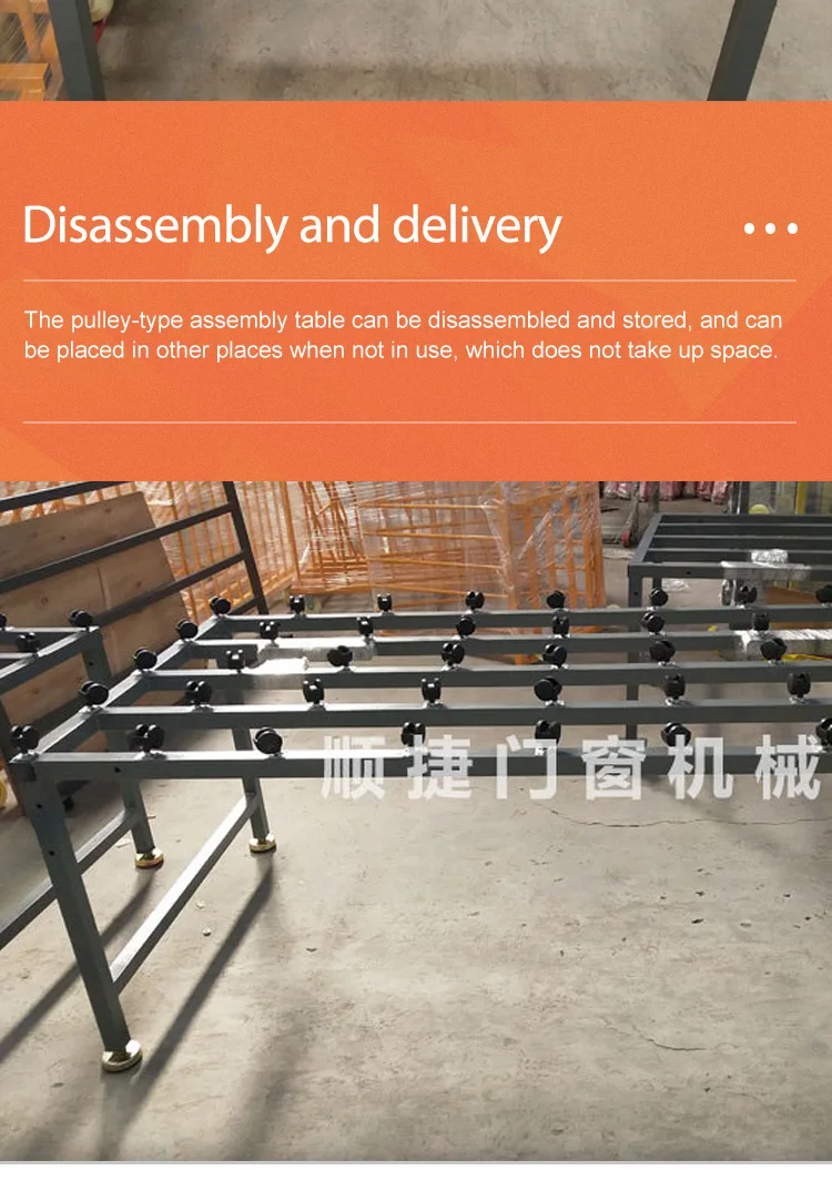 Safely Designed Pulley Assembly Table - Multifunctional Workbench