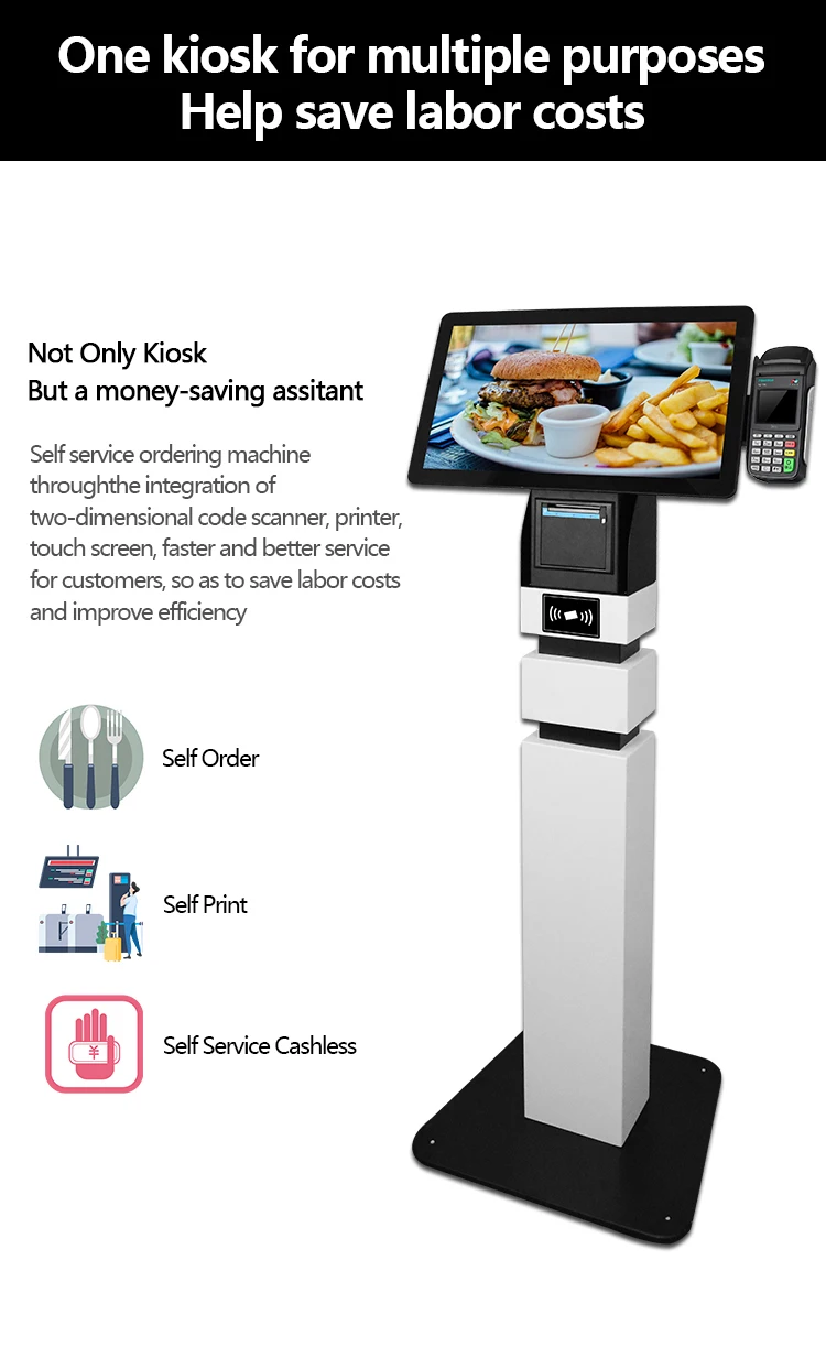 Touchscreen Stand - Mini Self Service Parking Ticket Kiosks