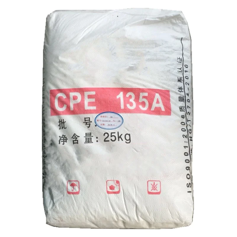 pure white powder Chlorinated polyethylene CPE 135A from china ...