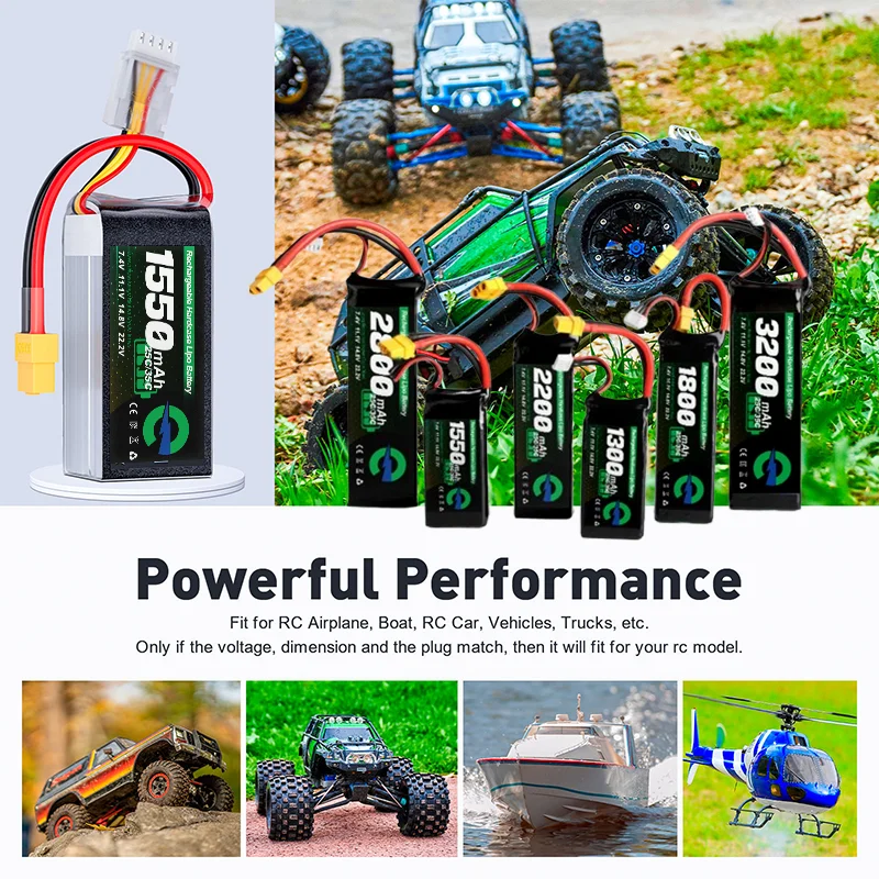 Enerforce 6S 22.2V 10000mah Lipo Battery 3S 6S 60C 100C 6000mAh 8000mAh ...
