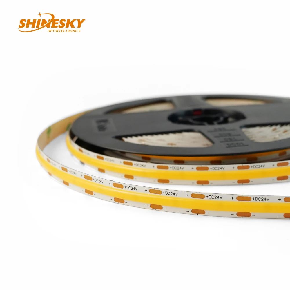 Wholesale Factory 10W/M 8MM Free Cutting Flexible COB Led Strip 512leds ...