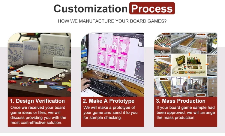 Custom Printing Design Manufacturer Wholesale Adult Kids Board Games ...