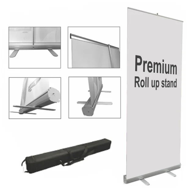 Custom Advertising Promotion Exhibition Aluminum Retractable Pull ...