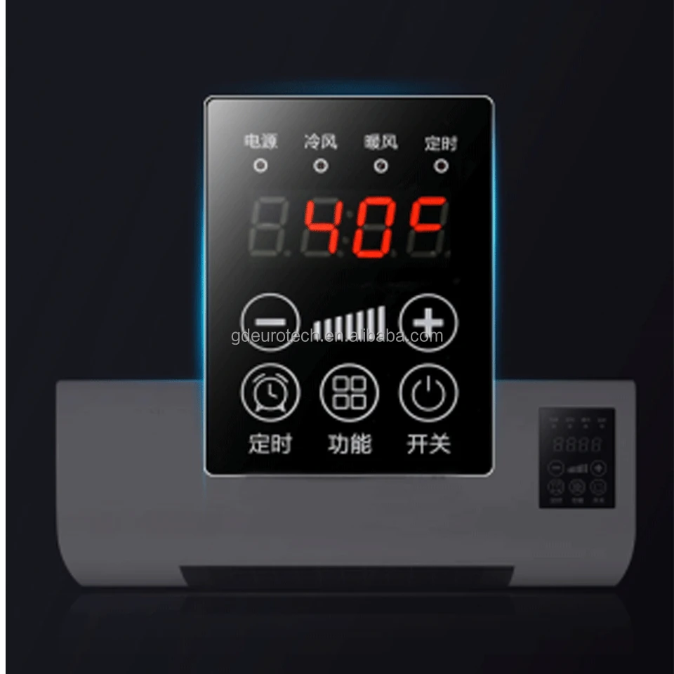 2000W PTC Wall Mounted Electric Heater with Remote Control