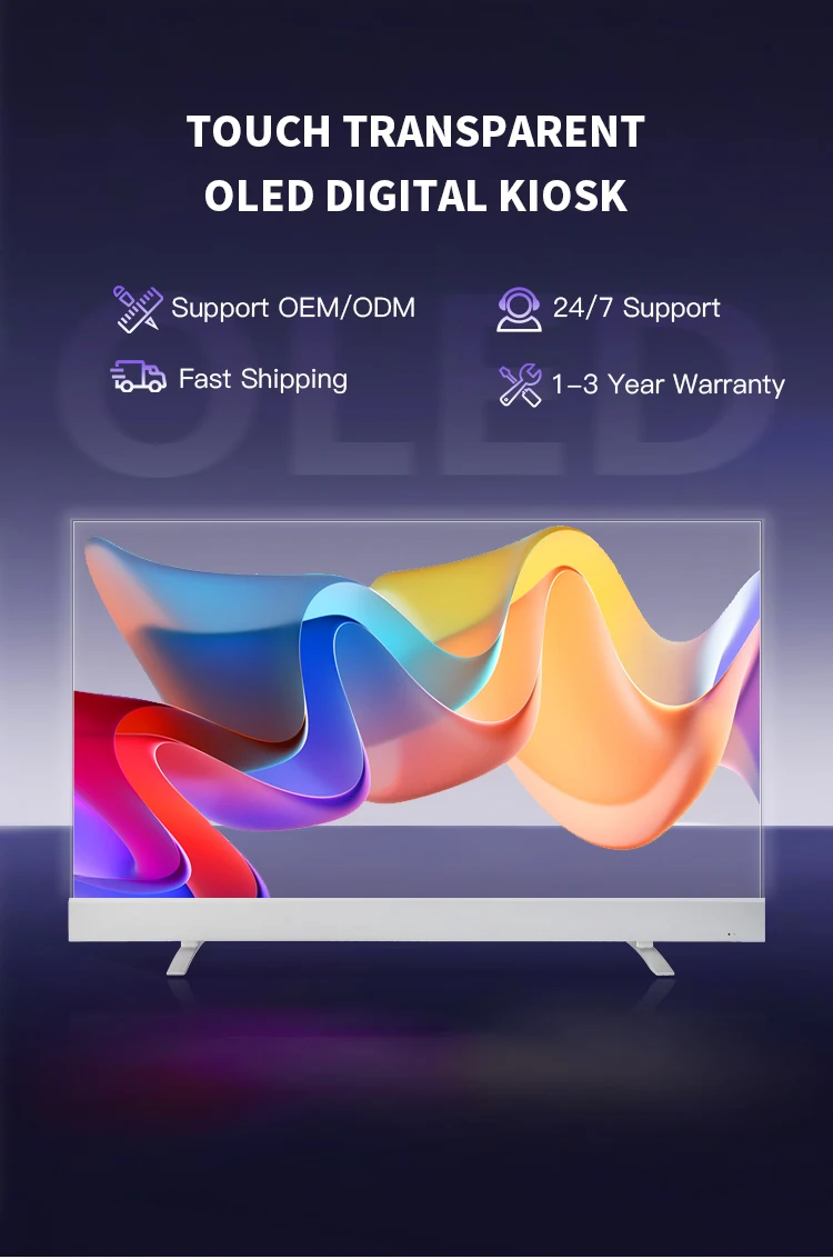 4K Transparent OLED Display Screen - Flexible Advertising