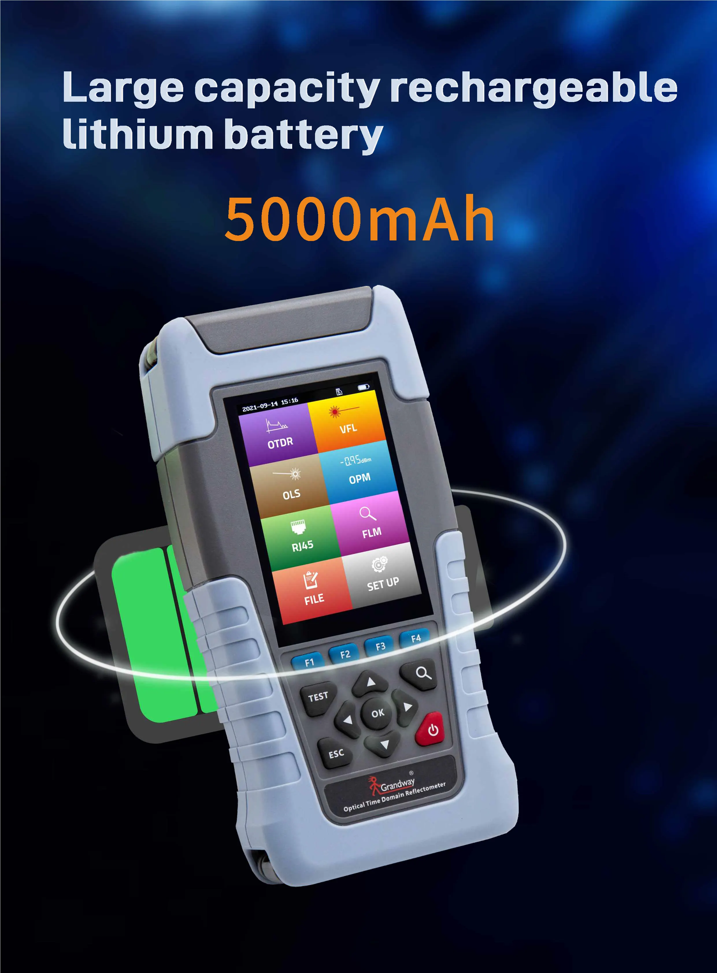 Grandway Otdr Fho1000 Sm Otdr Machine Fiber Optic Otdr Equipment - Buy ...