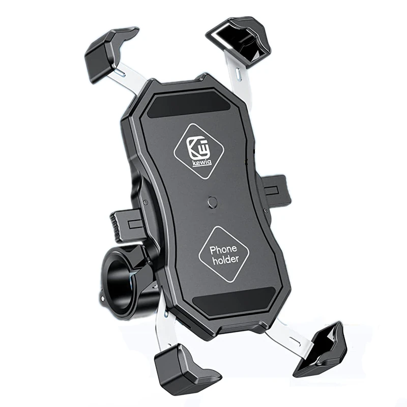 Kewig Waterproof Motorcycle Phone Mount,Automatically Lock & Quick ...