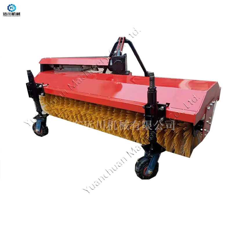 Tractor PTO Rear Roller Brush Snow Thrower - Efficient Clearing