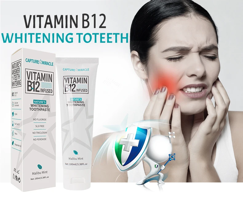 Pei Mei Vitamin B12 Toothpaste - Whitening & Anti-bacterial
