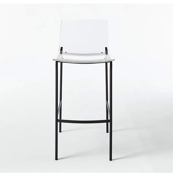 Modern High Quality Minimalist Transparent Acrylic Bar Stool Chair ...
