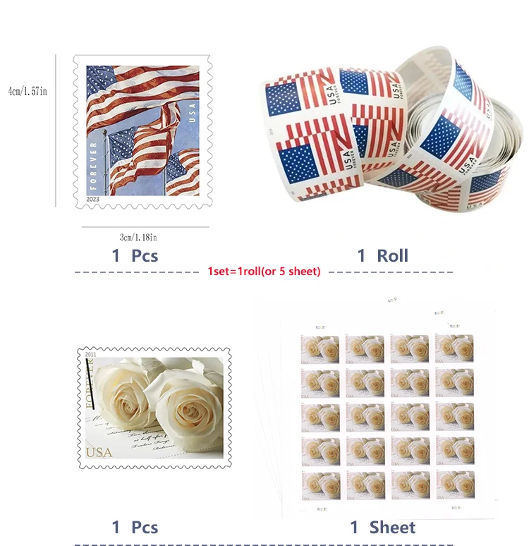 Forever Stamps 100pcs 2016 Traditional Christmas Nativity Original ...