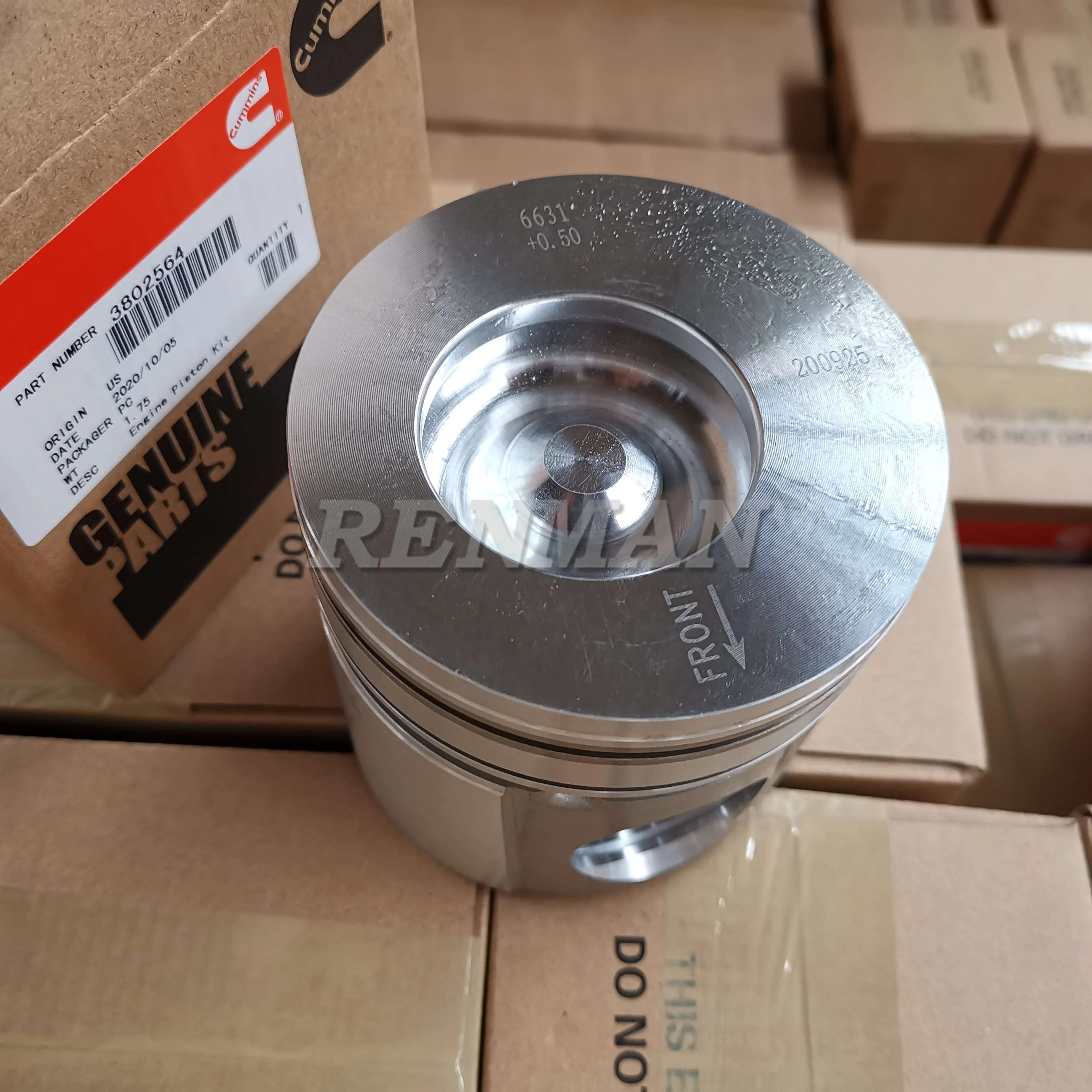 Cummins 6BT 6BTA 6BT5.9 6B5.9-C210 Engine Parts Cylinder Piston 3926631 ...