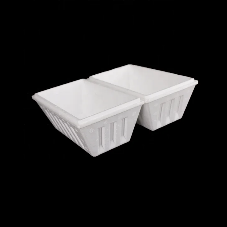 High density trapezoid polystyrene ice cream packaging box EPS ice ...