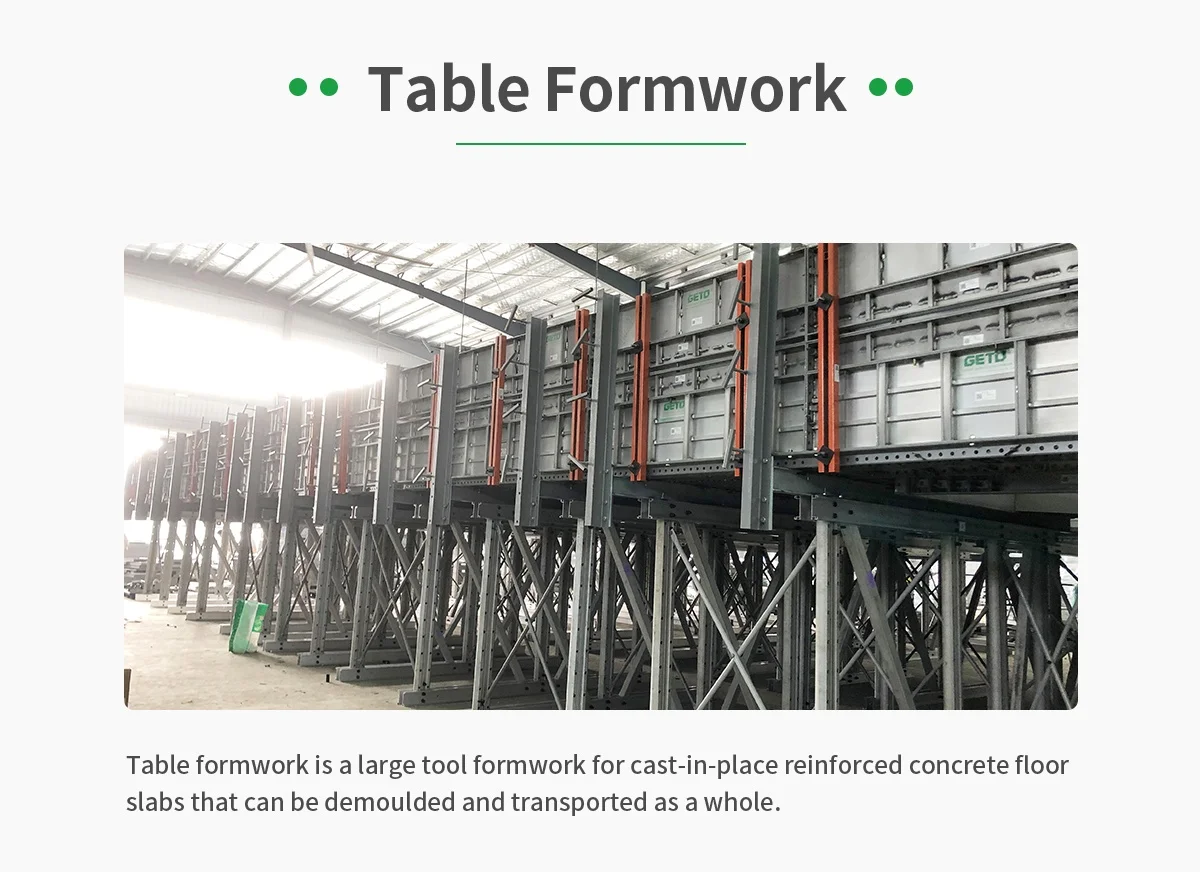 Adjustable Steel Table Formwork System Modern Design for Efficient Slab Construction and Quick ...