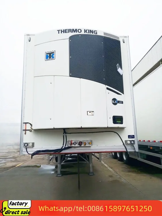3 4 Axle 40ft 45ft Container Cooling Van Freezer Refrigerated Trailer ...